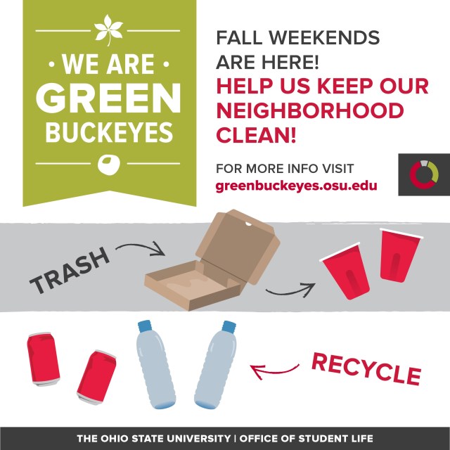 Off-Campus Recycling and Trash : Green Buckeyes