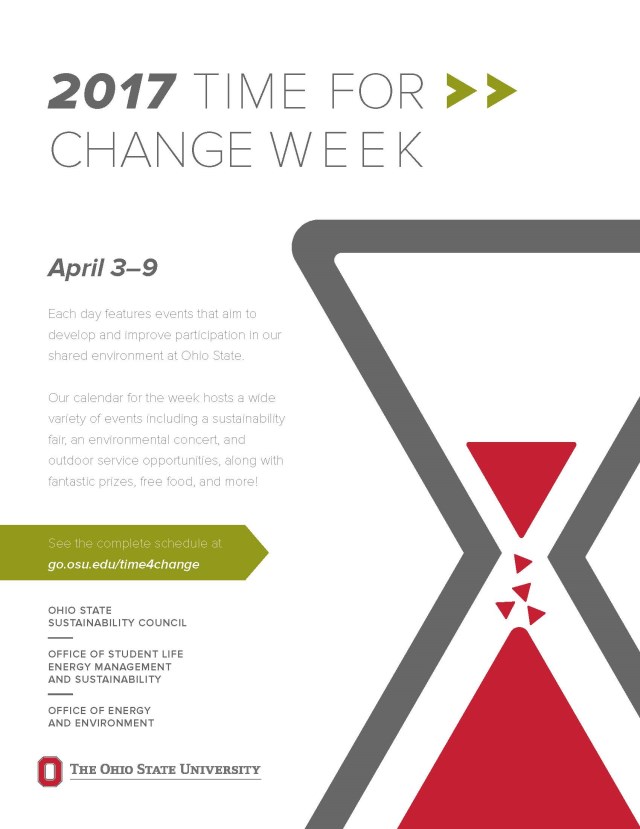 2017 Time for Change Week : Green Buckeyes